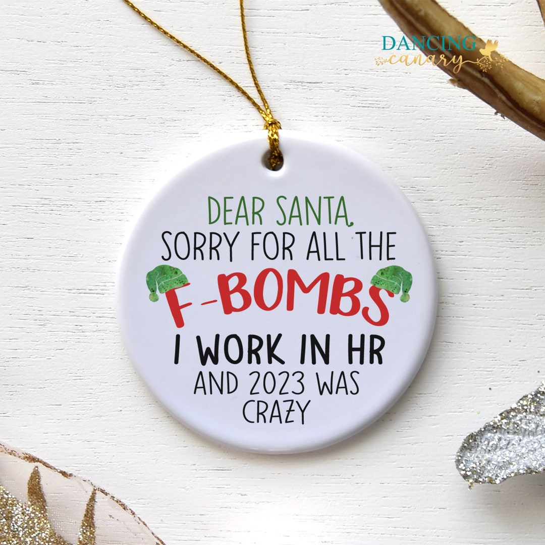 Human Resources Christmas Ornament Funny HR Staff Appreciation Gift HR ...