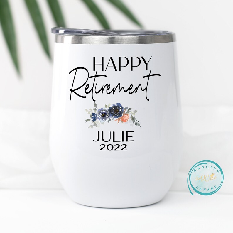 Personalized Retirement Gift for Women Happy Retirement Cup - Etsy