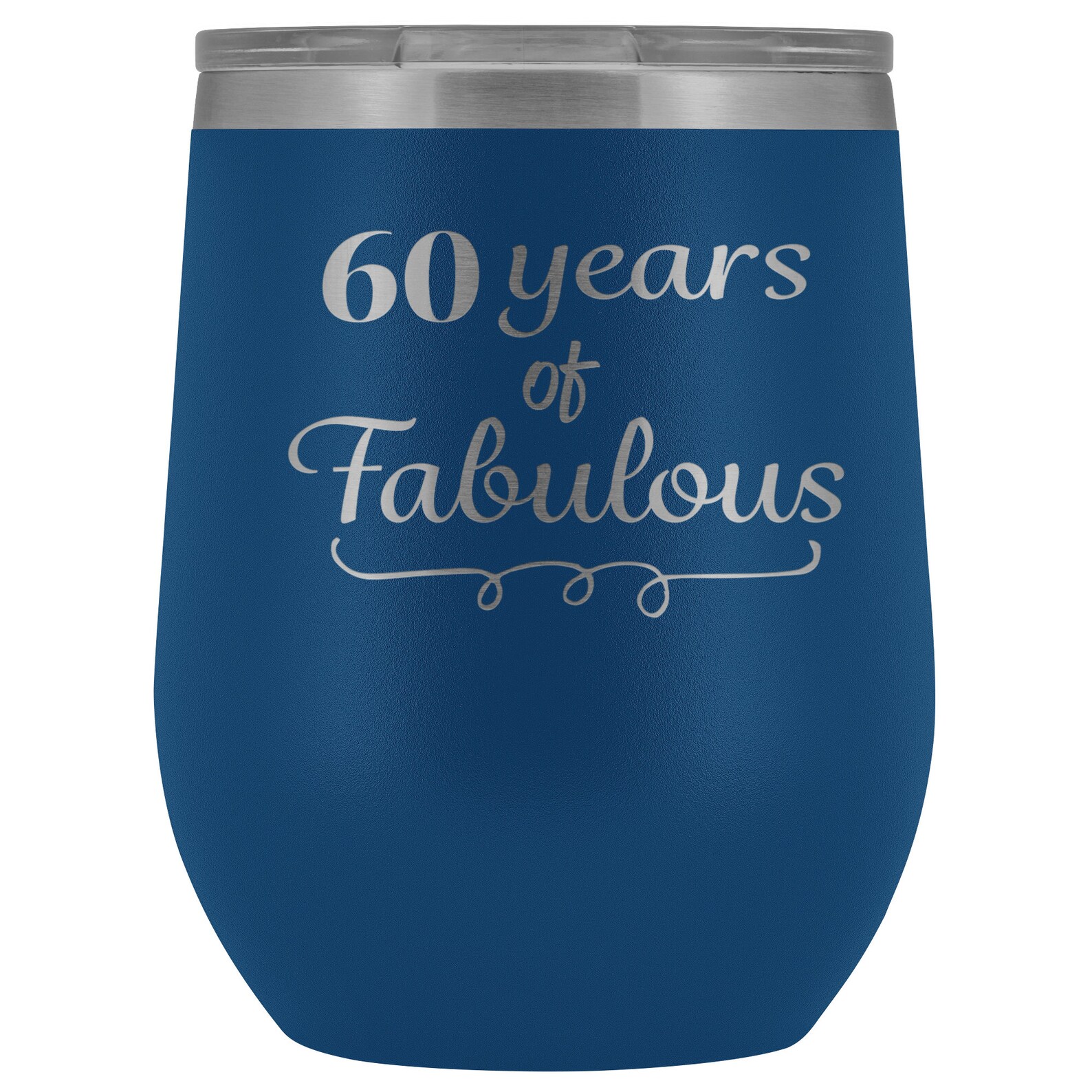 60th Birthday Gifts for Women 60th Birthday Wine Glass cute | Etsy