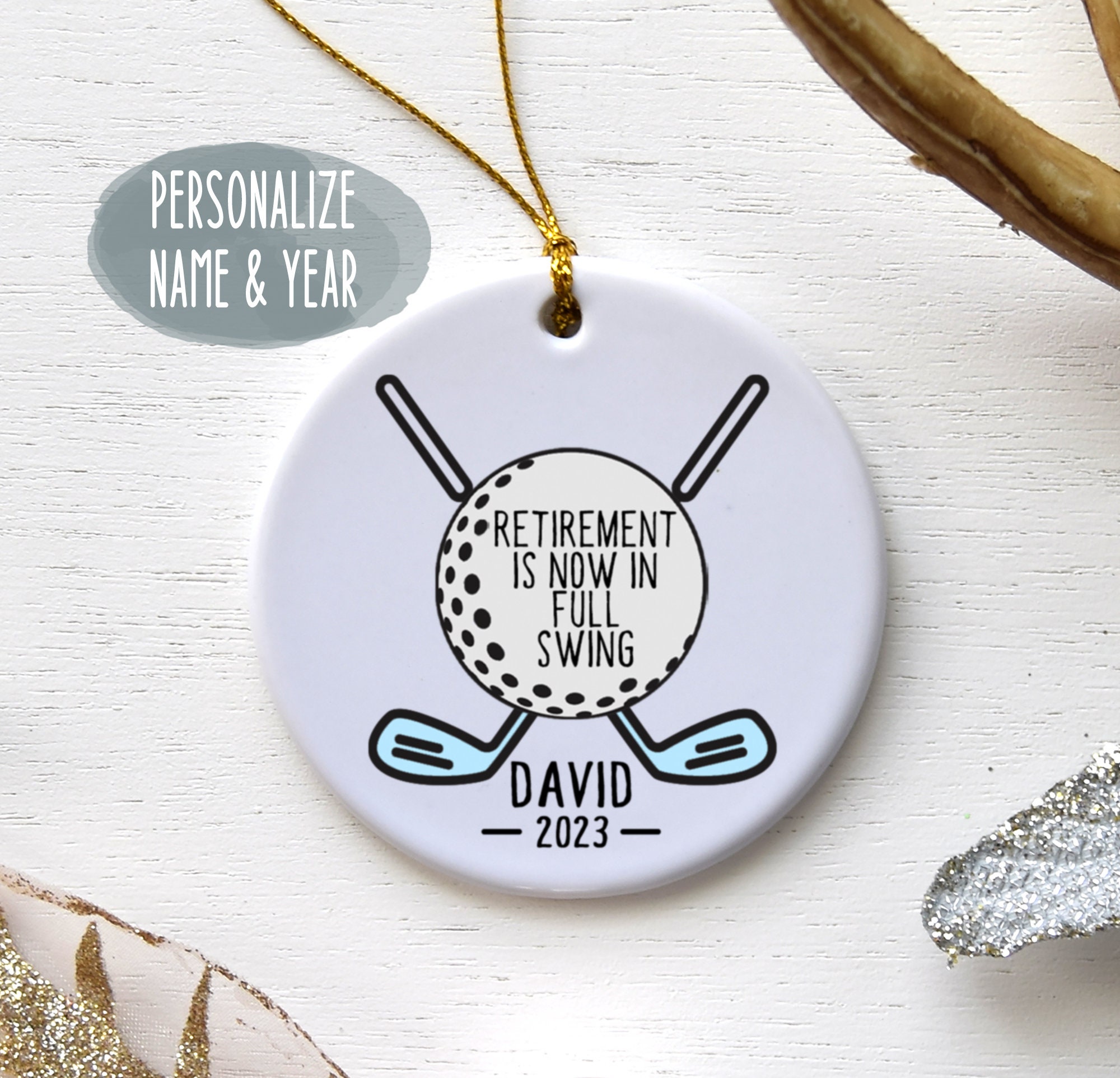 Golf Retirement Gift for Men Personalized Retirement is Now - Etsy