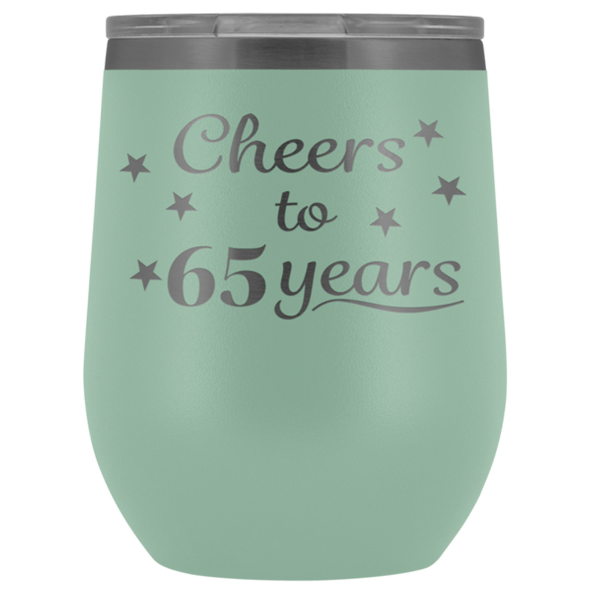 65th Birthday Wine Glass 65 Birthday Gifts for Women Cute | Etsy