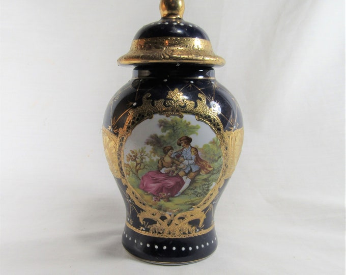 L.F. Limoges P.R.C. Fine Porcelain Urn With Lid - Etsy
