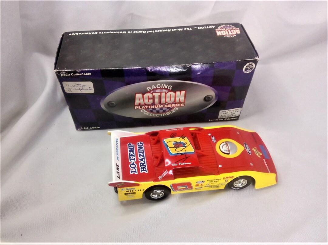 Kris Patterson 1997 Dirt Car Action Racing Platinum Series AUTOGRAPHED ...