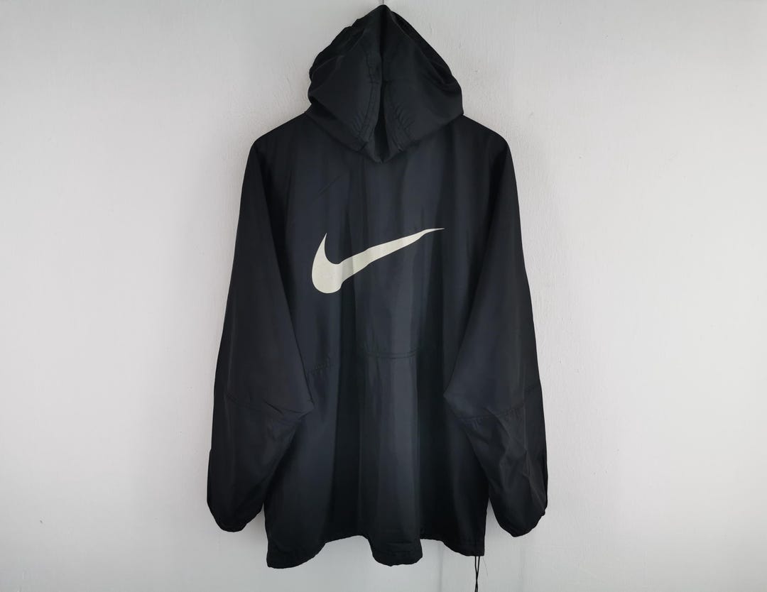 Nike Jacket Vintage Nike Big Swoosh Windbreaker Jacket Size XL - Etsy