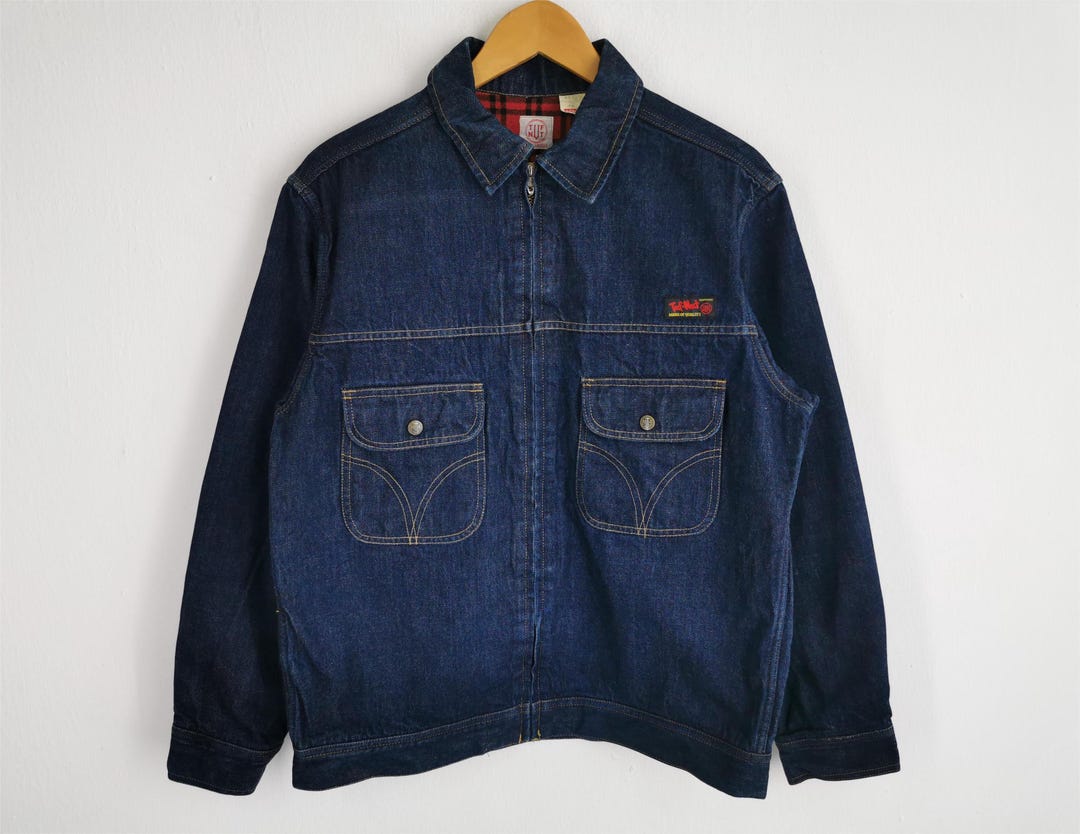 Tuf-nut Jacket Vintage Tuf-nut Selvedge Denim Jeans Jacket Size M - Etsy