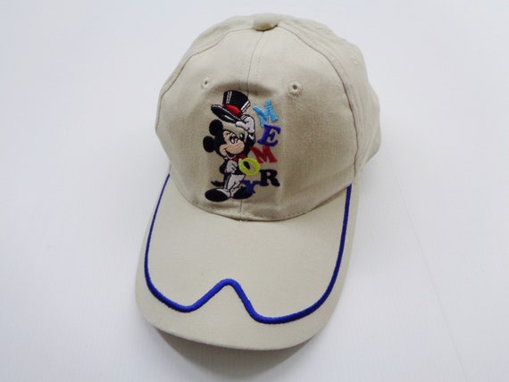 Mickey Mouse Cap Vintage Mickey Mouse Hat Vintage Mic… - Gem