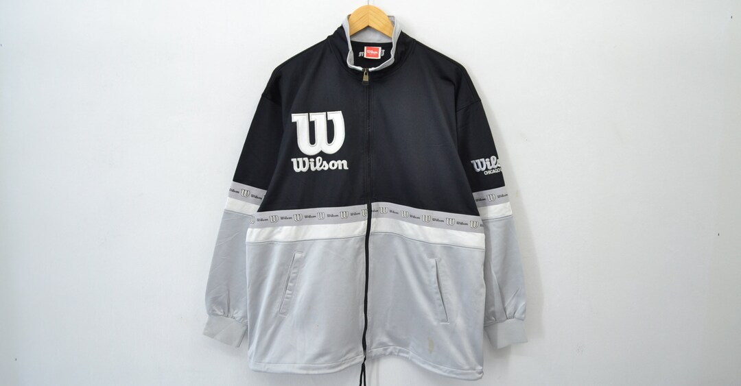 Wilson Jacket Vintage Wilson Track Jacket 90s Wilson Chicago - Etsy
