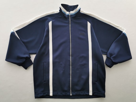 Asics Jacket Vintage Asics Track Jacket 90s RRR Recor… - Gem