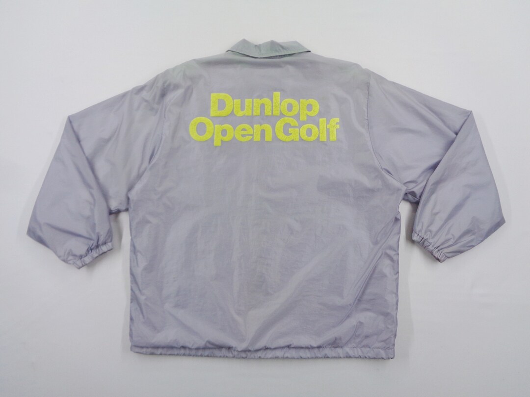 Dunlop Jacket Vintage Dunlop Windbreaker Vintage Dunlop Open Golf Coach ...