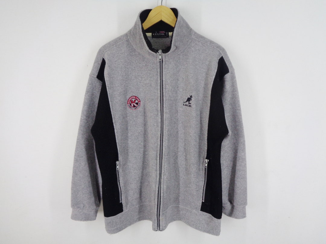 Kangol Jacket Vintage 90s Kangol Logo Sweater Vintage Kangol Fleece ...
