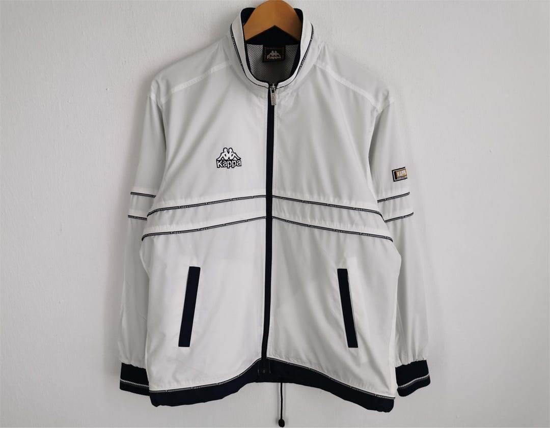 Kappa Jacket Vintage 90s Size Jaspo M Kappa Taped Logo Windbreaker ...