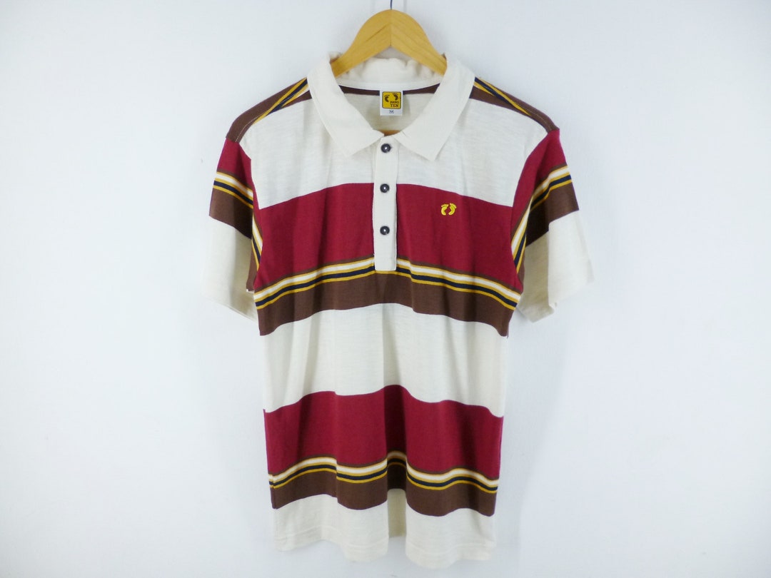 Hang Ten Shirt Vintage Hang Ten Polo Shirt 90s Hang Ten Multicolor ...