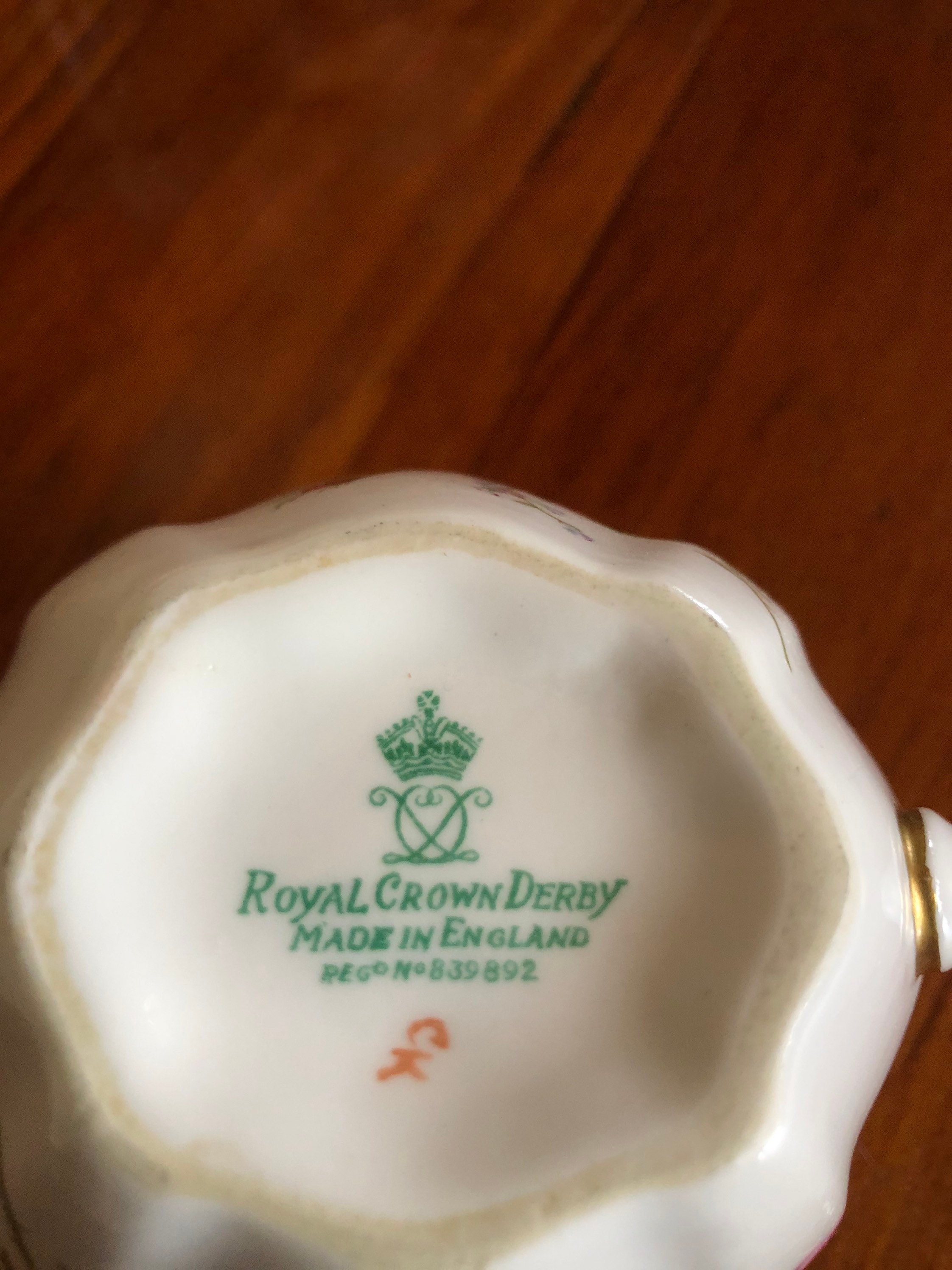 Vintage Royal Crown Derby Made in England English Bone China | Etsy