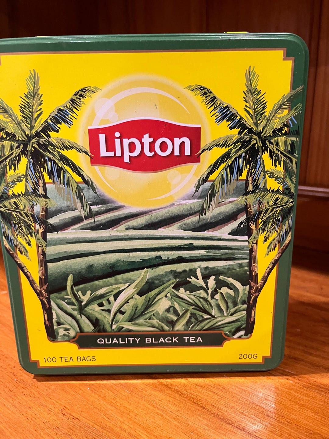 Vintage Lipton Black Tea Tin: Collectible Kitchen Storage, Australia - Etsy