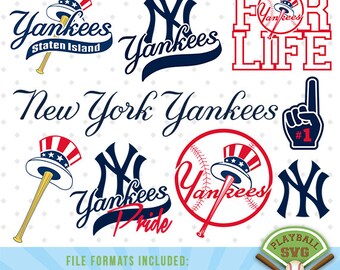 Yankees cricut file | Etsy
