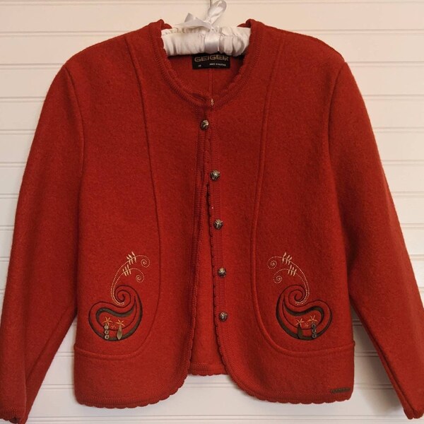 Boiled Wool Jacket - Etsy