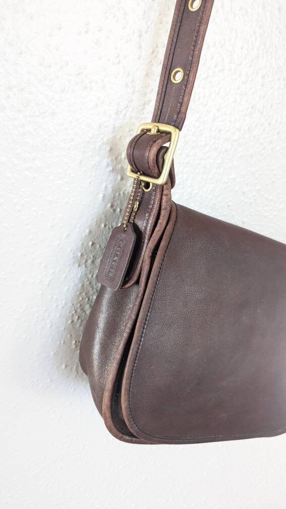 Coach 9951 Vintage Patricia's Legacy Leather Mahogany Brown Classic ...