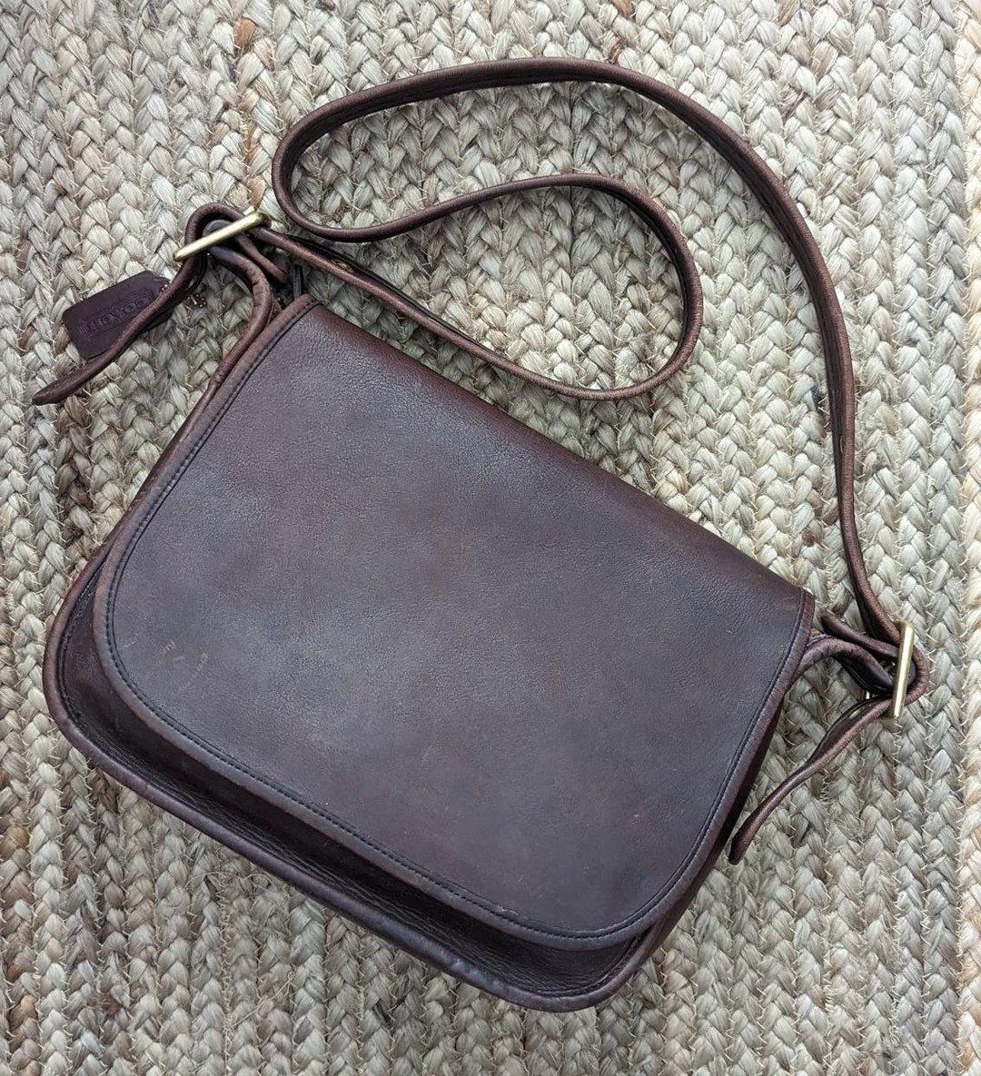 Coach 9951 Vintage Patricia's Legacy Leather Mahogany Brown Classic ...