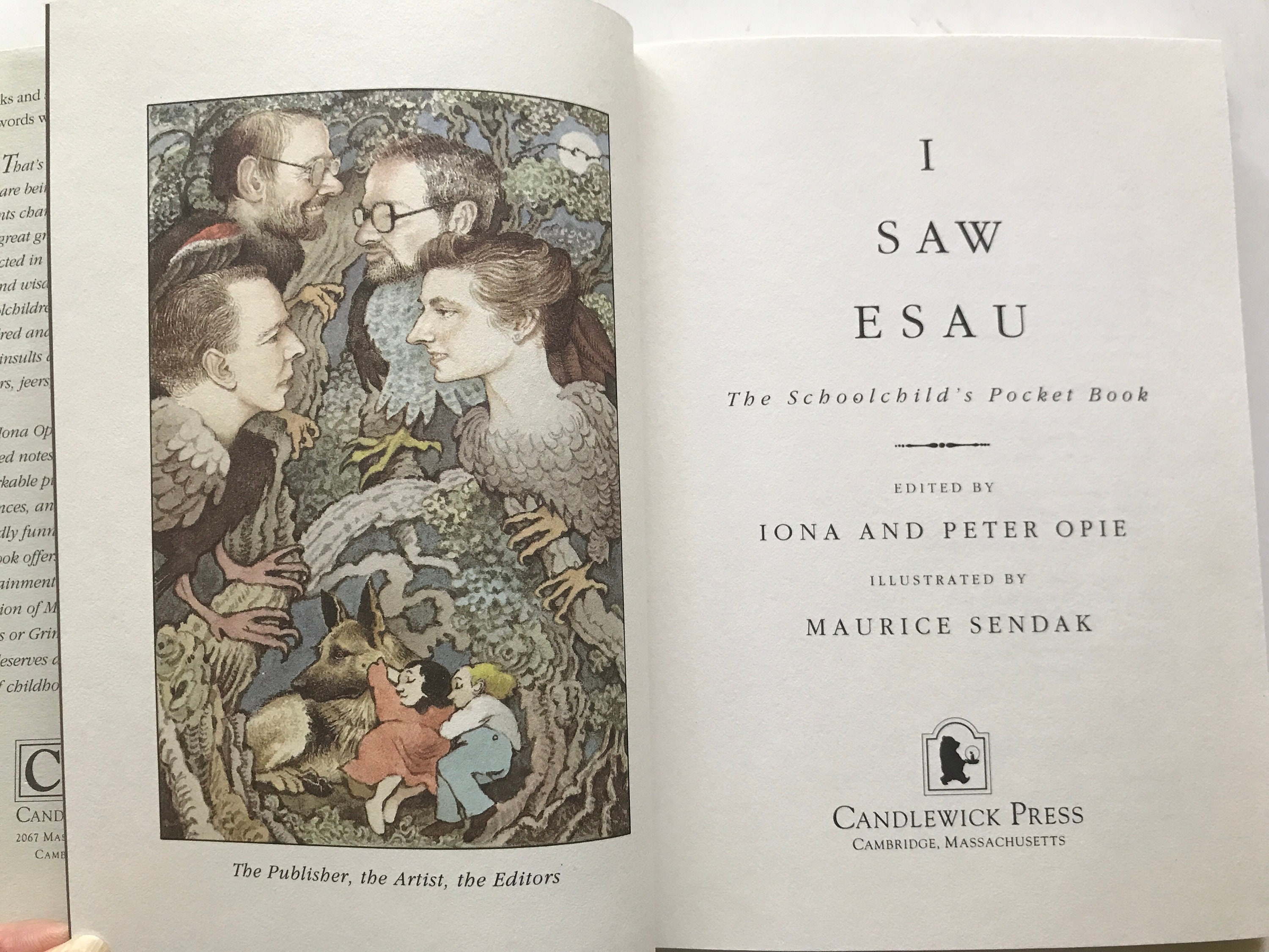 I Saw Esau Illustrated by Maurice Sendak Edited by Iona and - Etsy