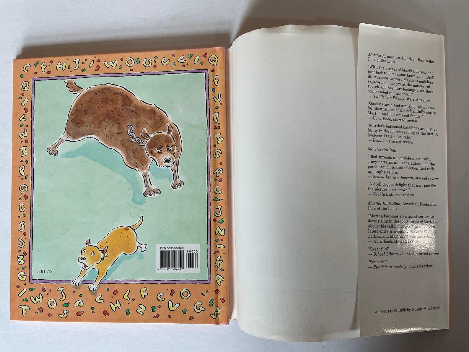 Martha Walks the Dog by Susan Meddaugh, 1st Ed 1st Printing - Etsy