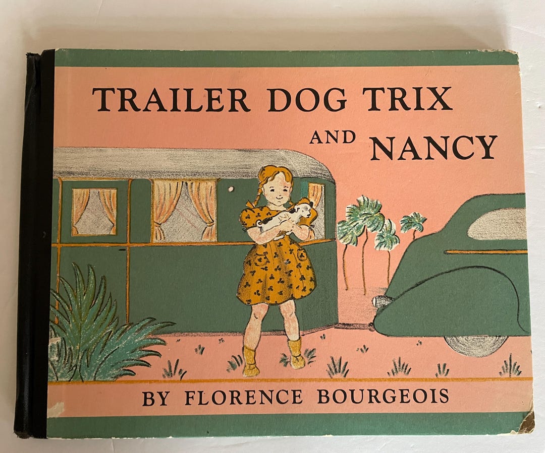 Trailer Dog Trix and Nancy by Florence Bourgeois, 1938 - Etsy