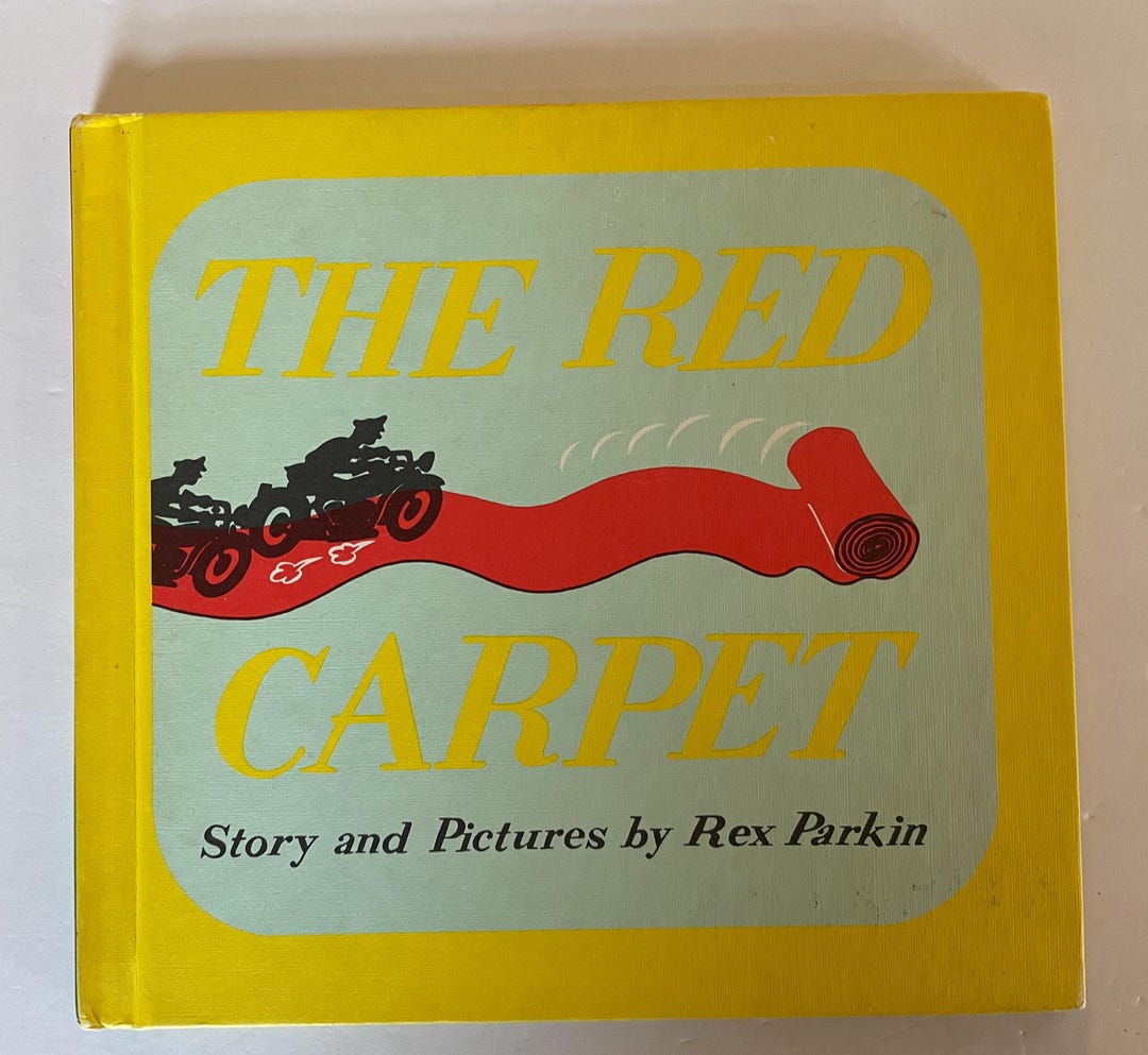 The Red Carpet by Rex Parkin, Children's Choice Book Club Ed.,1967 - Etsy