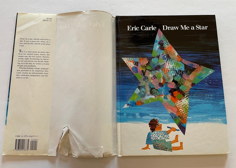 Draw Me a Star by Eric Carle, First Edition, First Printing - Etsy