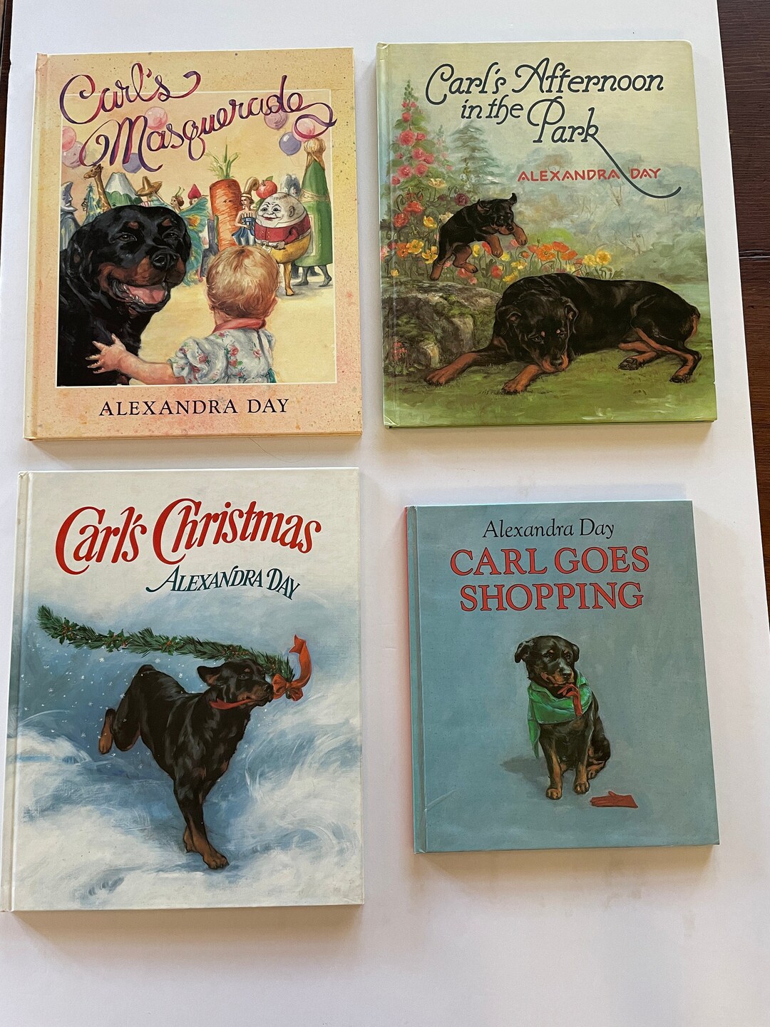 Carl the Rottweiler Series by Alexandra Day Four Books - Etsy