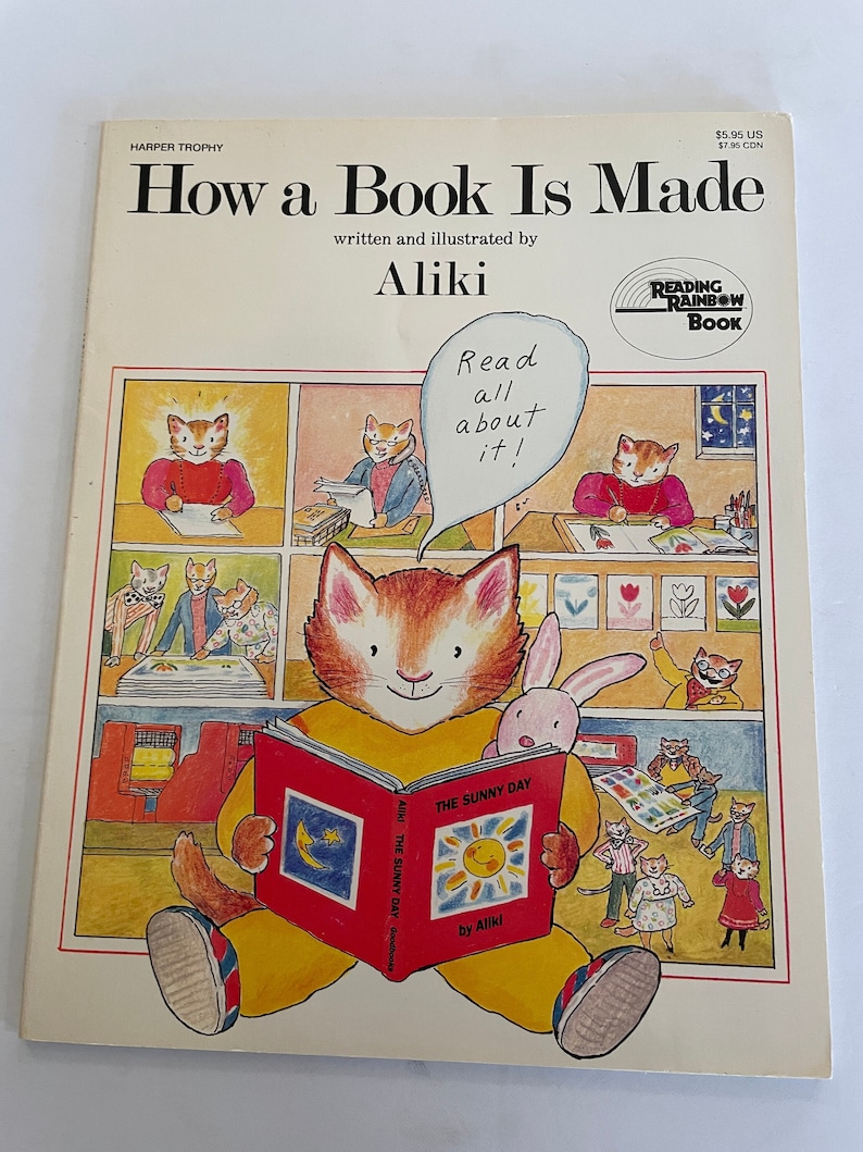 How a Book is Made by Aliki, Signed 1st Paperback Ed - Etsy