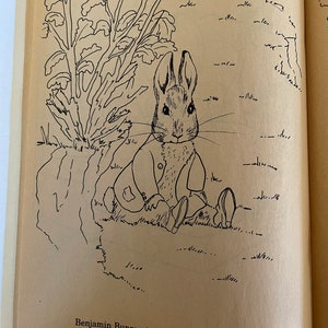 Peter Rabbit and Benjamin Bunny Coloring Book by Beatrix Potter, Unused ...