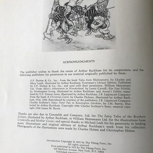 Once Upon a Time : the Fairy Tale World of Arthur Rackham, 1972 First ...