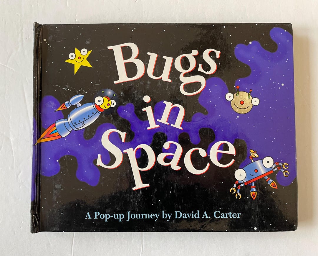 Bugs in Space, a Pop-up Book by David Carter, 1997 1st Edition, 1st ...