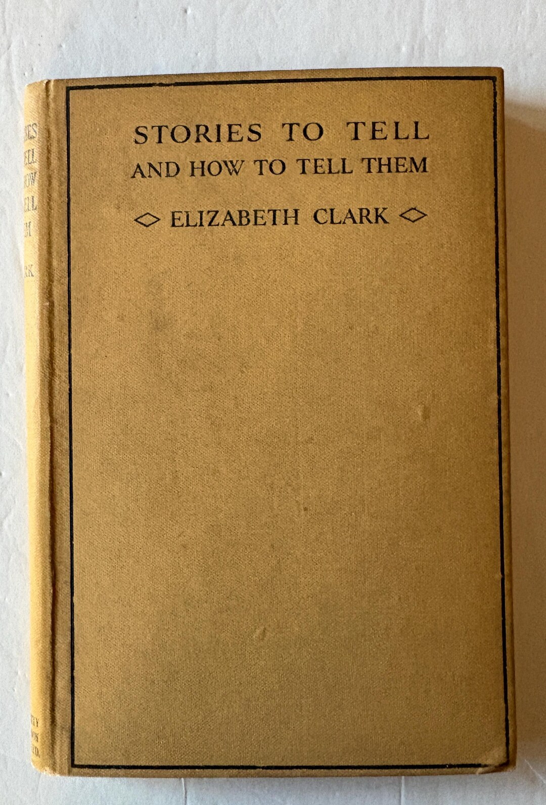 Stories to Tell and How to Tell Them by Elizabeth Clark, 1944 - Etsy