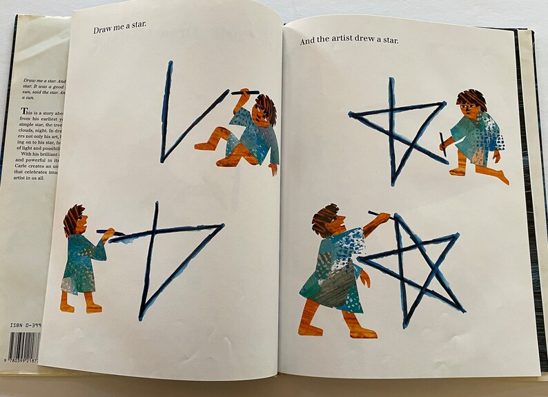 Draw Me a Star by Eric Carle, First Edition, First Printing - Etsy