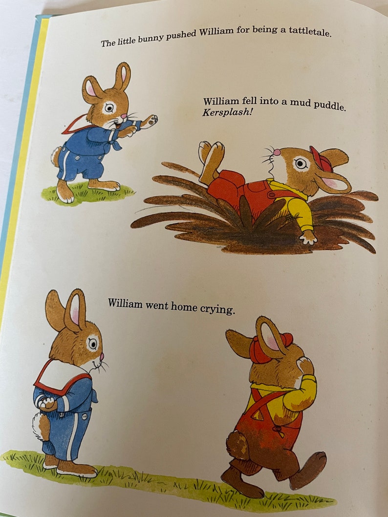 Richard Scarrys Naughty Bunny, a Big Golden Book - Etsy