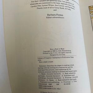 How a Book is Made by Aliki, Signed - Etsy