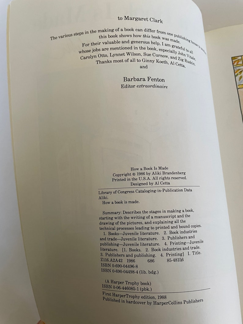 How a Book is Made by Aliki, Signed - Etsy