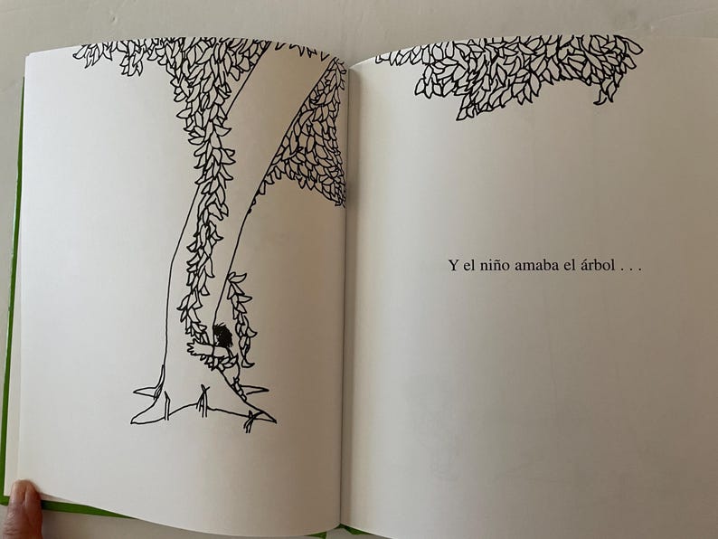 El Arbol Generoso / the Giving Tree Por Shel Silverstein, 1964 Spanish ...