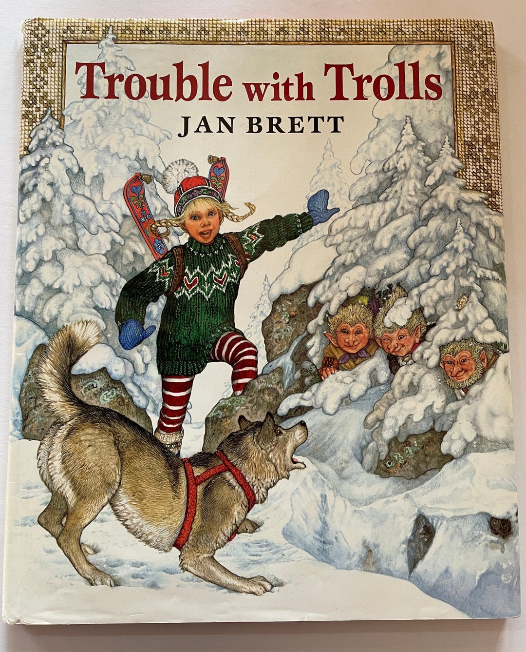 Trouble With Trolls Written and Illustrated by Jan Brett, 1st Edition ...
