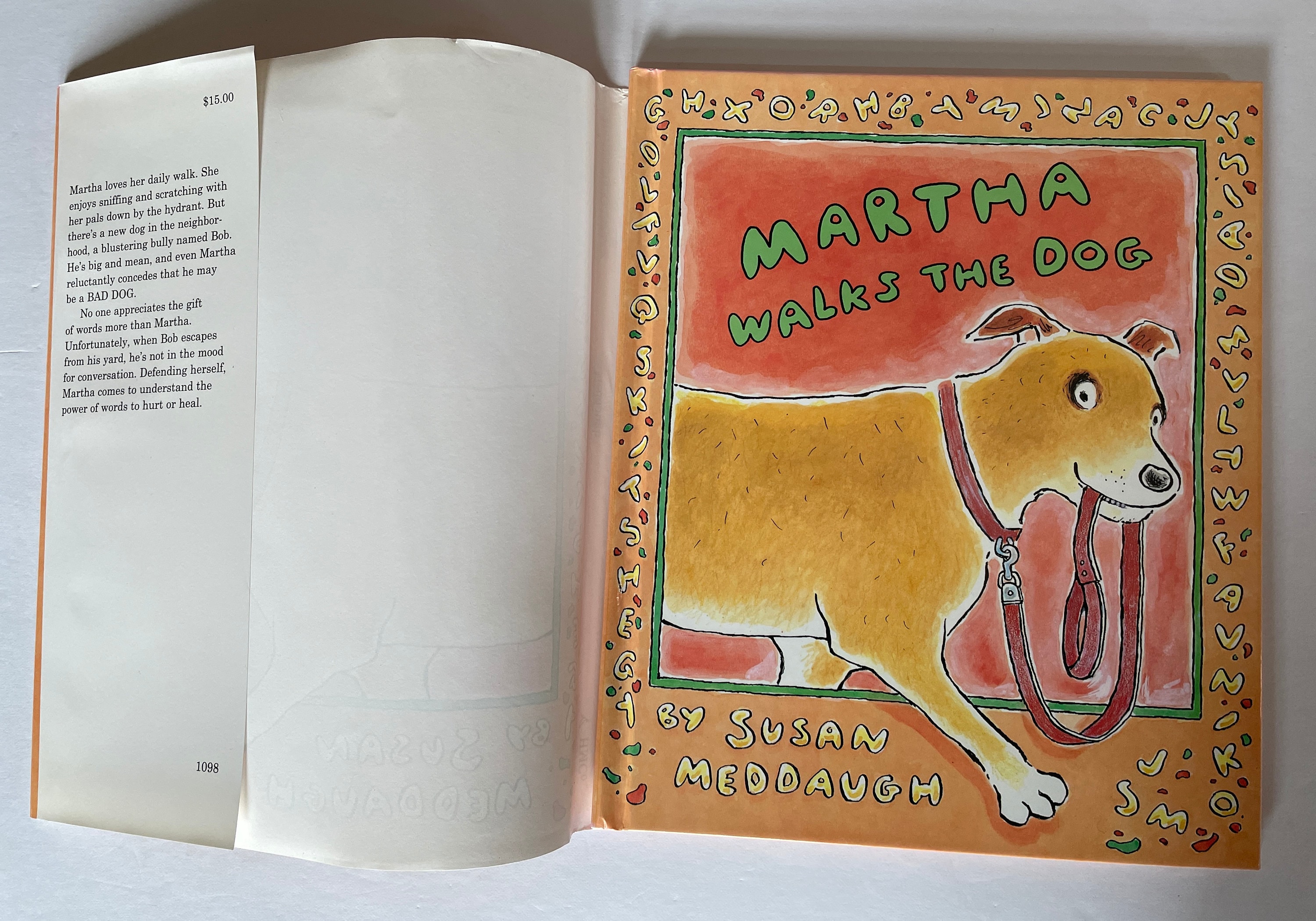 Martha Walks the Dog by Susan Meddaugh, 1st Ed 1st Printing - Etsy