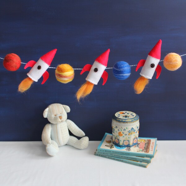 Rocket Wall Decal - Etsy UK