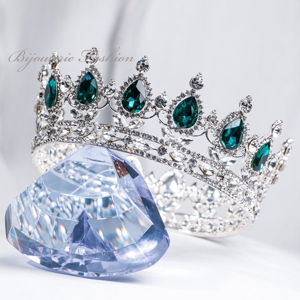 Emerald Tiara - Etsy