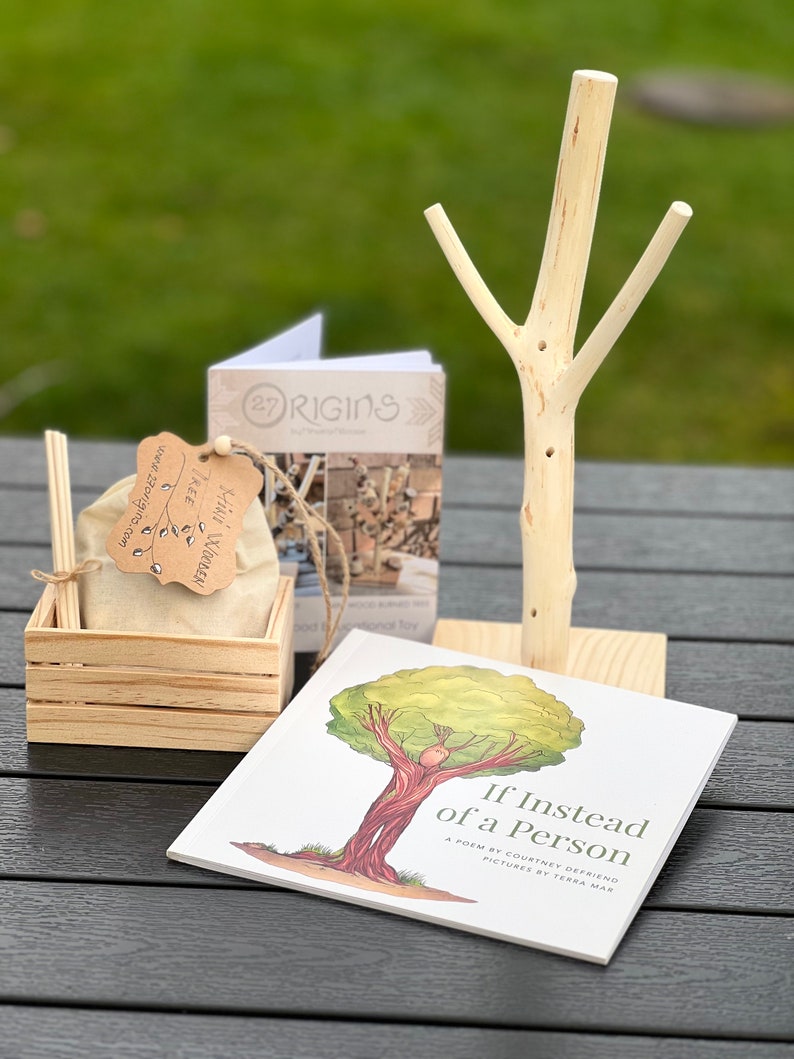 Mini Wooden Tree Set - Fun Educational Toy - Ideal for Montessori ...