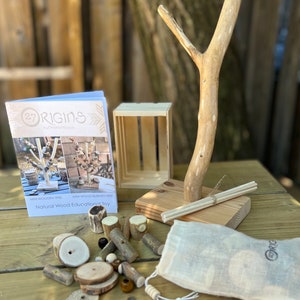 Mini Wooden Tree Educational Toy/activity Set for Preschool and ...