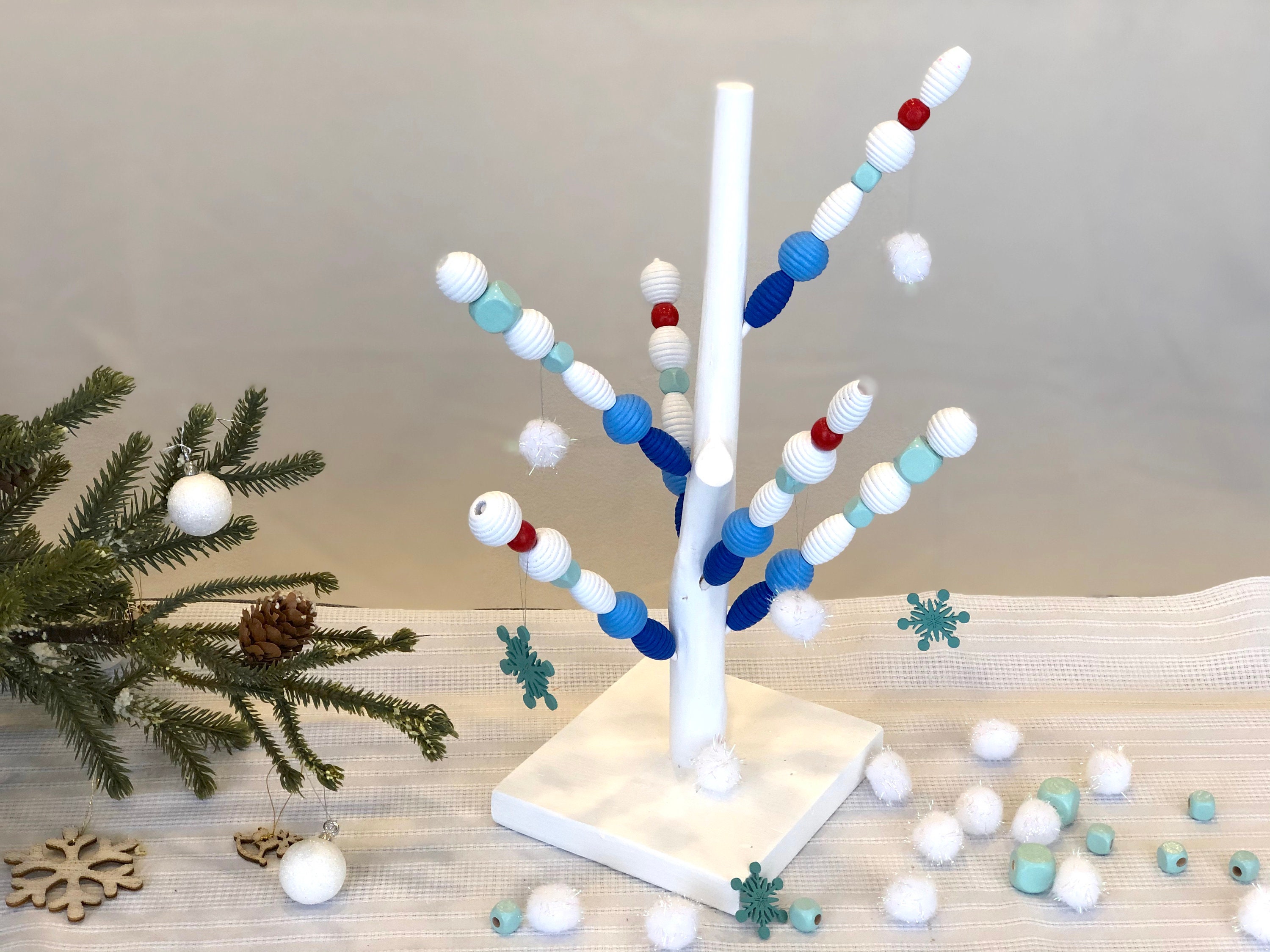 Seasonal Mini Wooden Tree Educational Toy for Preschool and | Etsy