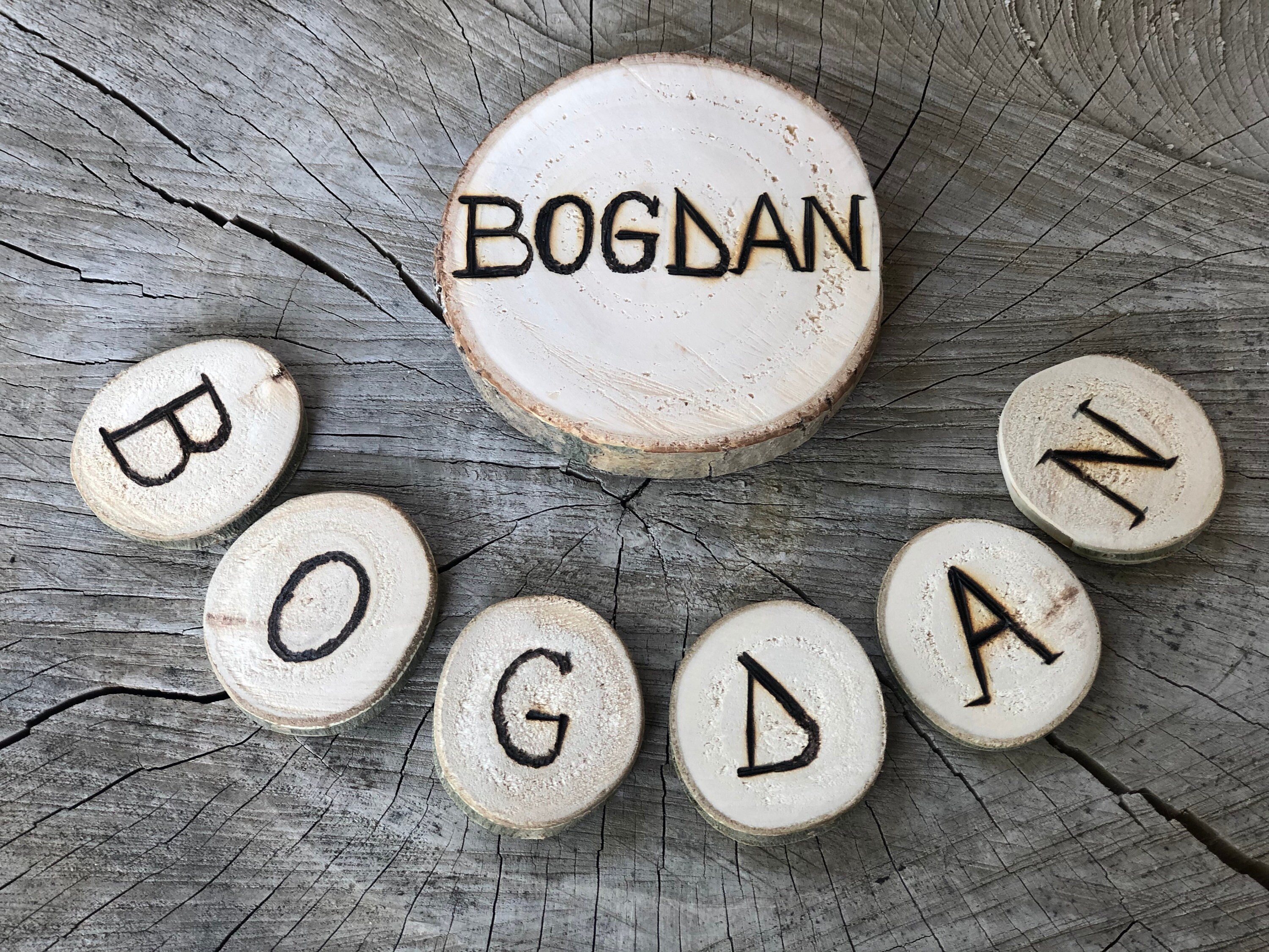 Personalized Wooden Name Set educational Activity for - Etsy