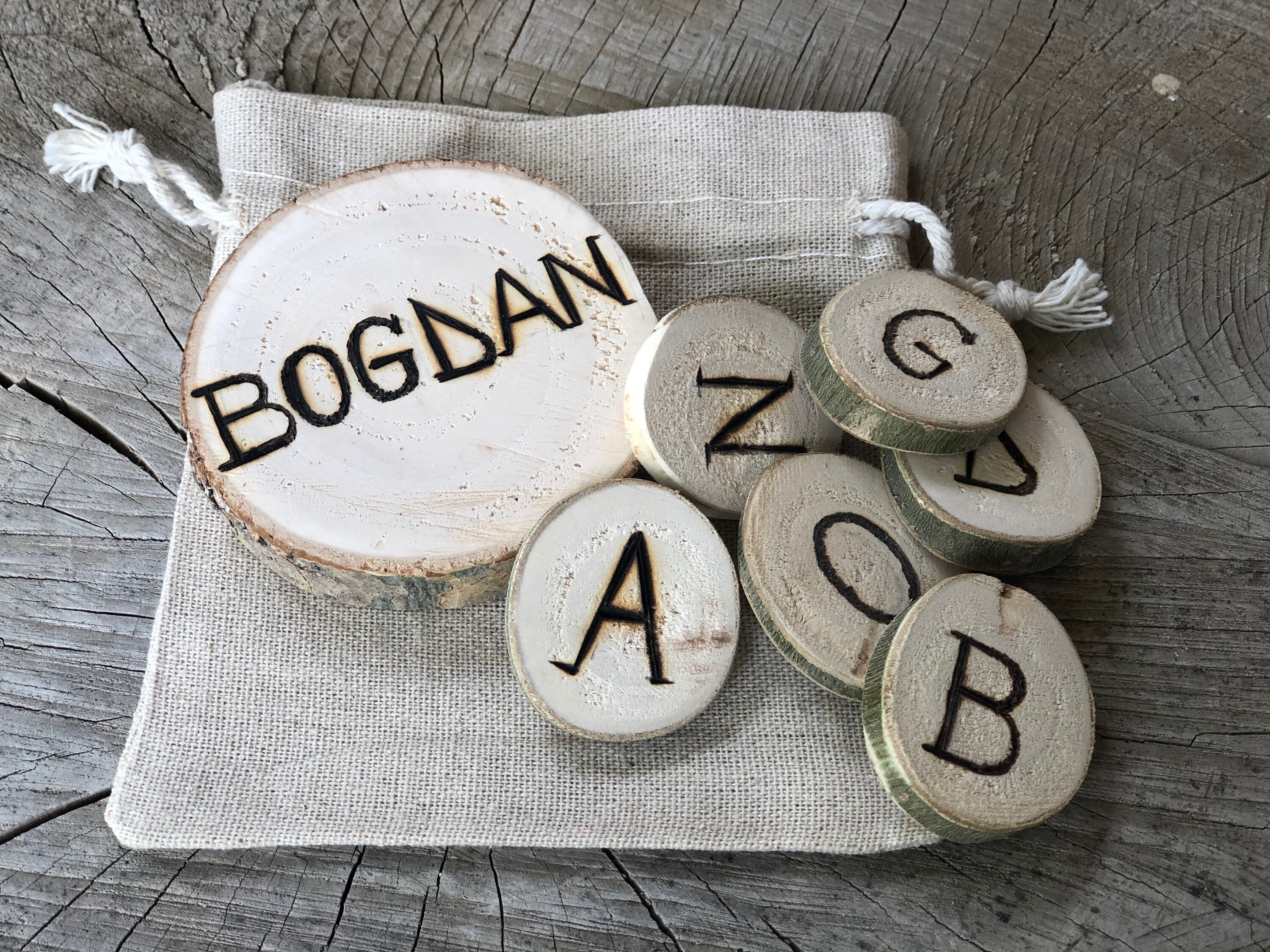 Personalized Wooden Name Set educational Activity for | Etsy