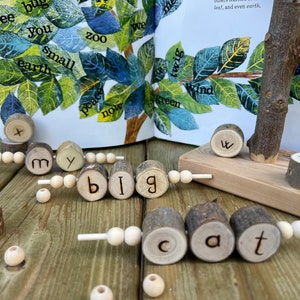 The Alphabet Wooden Tree - Educational Letter Activity Set for Children ...
