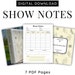 Equestrian Show Horse Printable Journal Horse Training Log Barn Gift ...