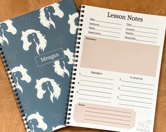 Equestrian Lesson Journal Dressage Horse Riding Journal - Etsy